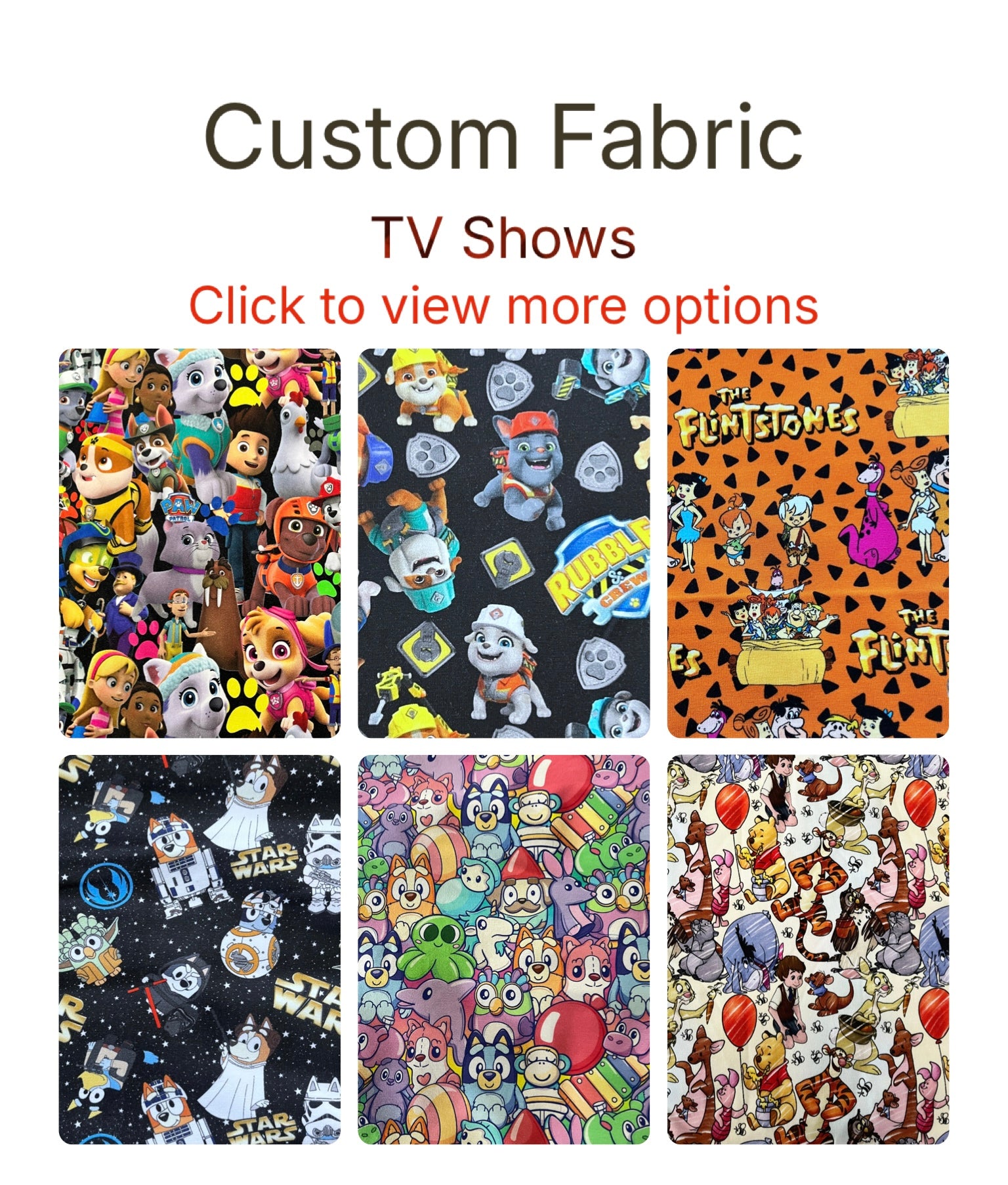 Custom Fabric - TV SHOWS – LKStylish